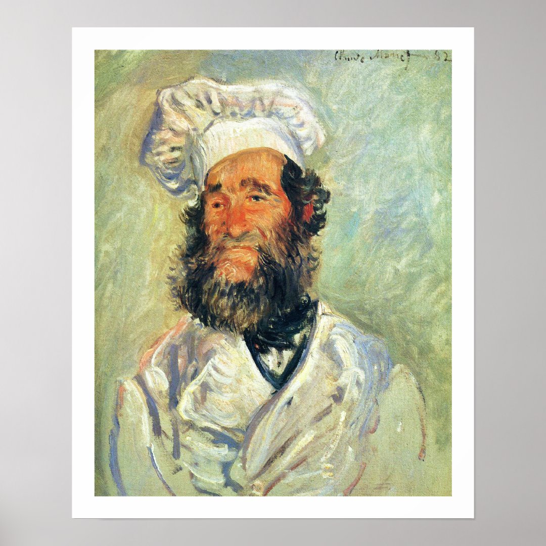 Chef Père Paul by Claude Monet Poster | Zazzle