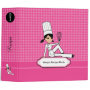 Chef Personaliized Recipe Binder with Illustration | Zazzle