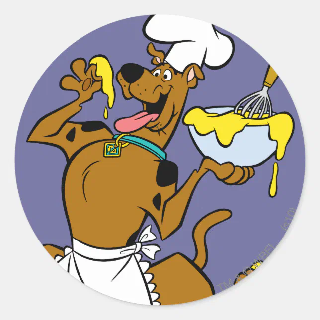 Chef Scooby-Doo Thanksgiving Classic Round Sticker | Zazzle
