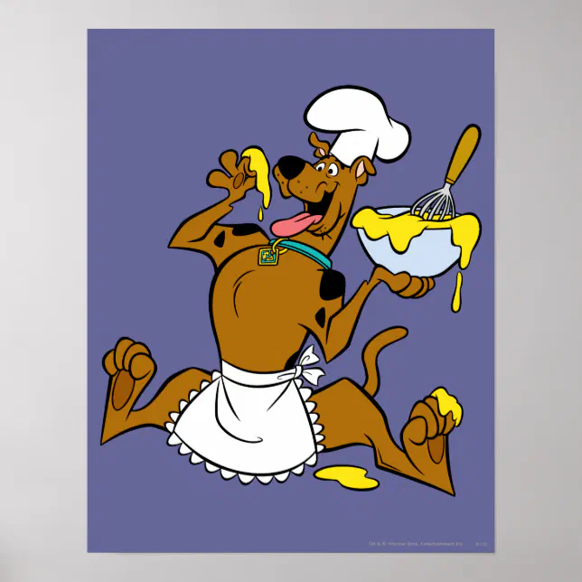 Chef Scooby-Doo Thanksgiving Poster | Zazzle