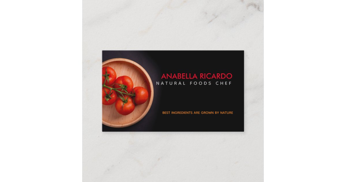 Chef Slogans Business Cards | Zazzle