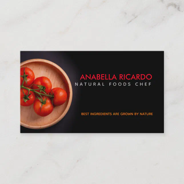 Chef Slogans Business Cards | Zazzle