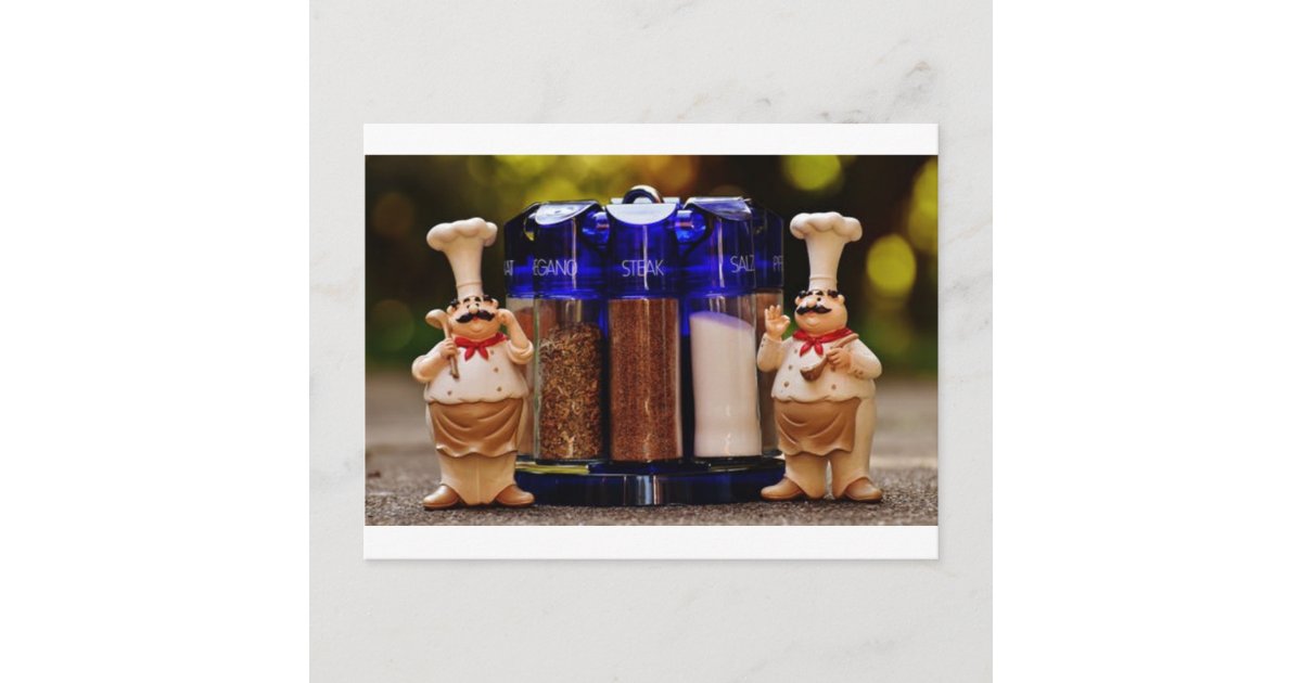 Chef Stand Postcard | Zazzle