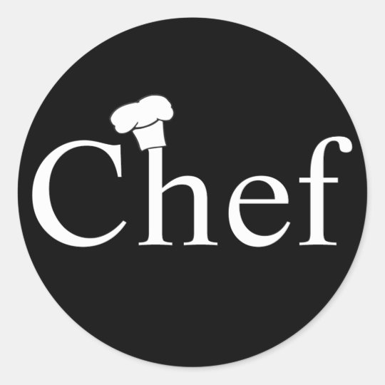 Chef Sticker | Zazzle.com