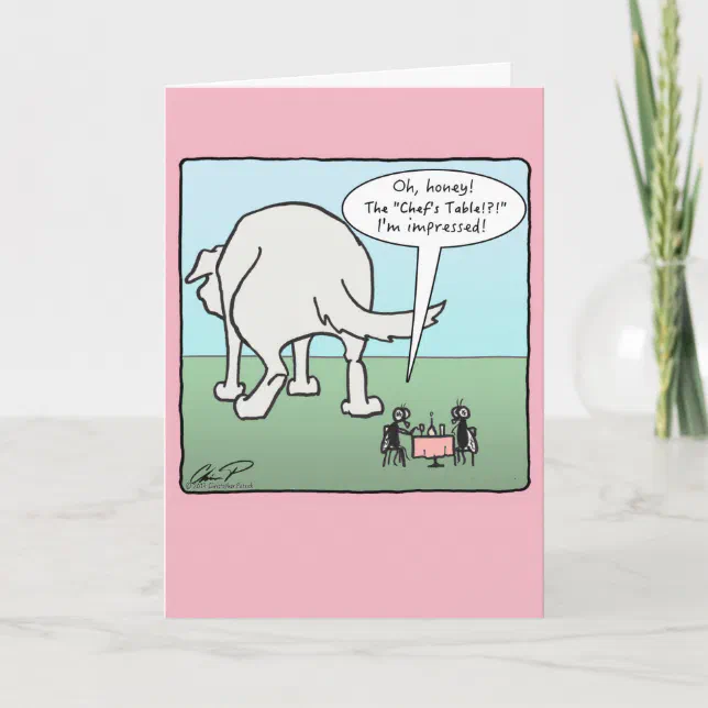 "Chef's Table" Valentine's Day Card | Zazzle