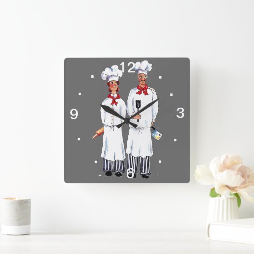 Chefs Wall Clock | Zazzle
