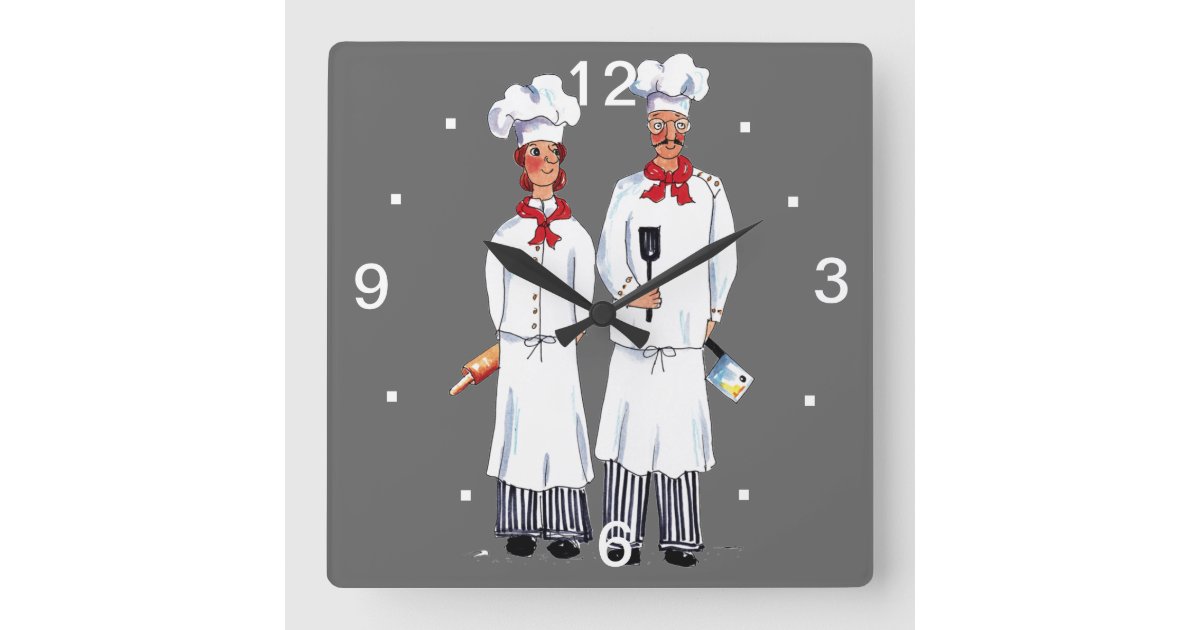 Chefs Wall Clock | Zazzle