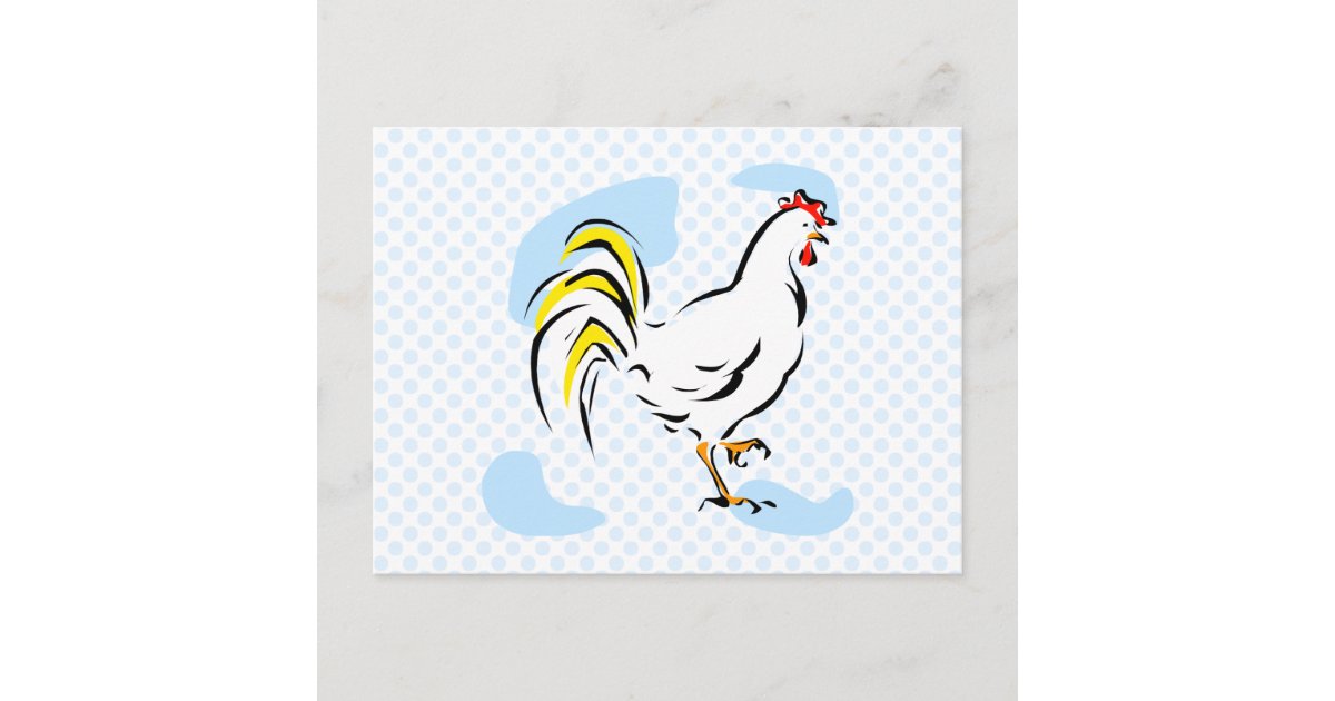 Chelly Chicken Postcard | Zazzle