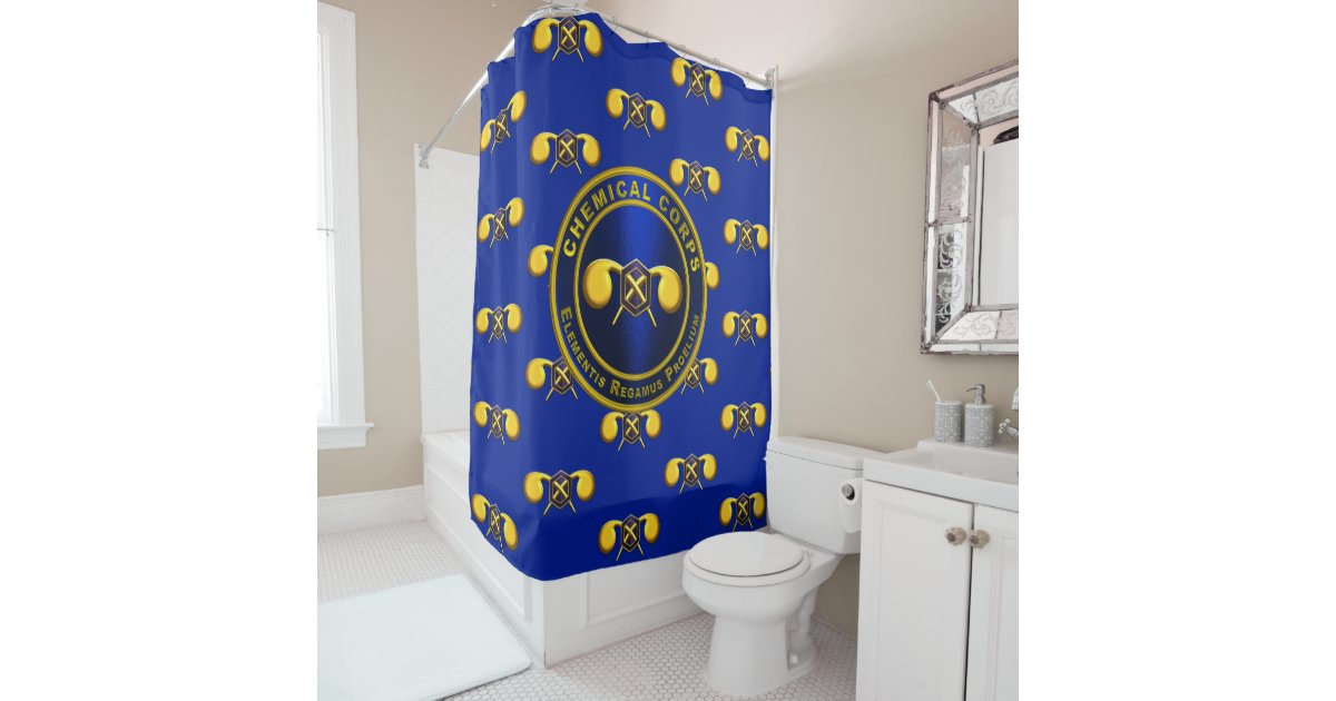 Chemical Corps Shower Curtain | Zazzle