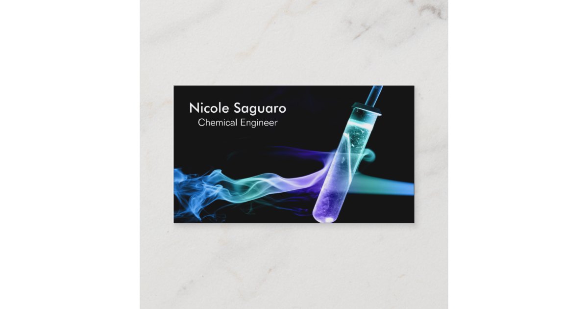 Chemical Engineer Business Card | Zazzle