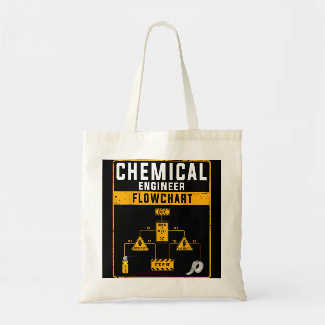 Chemical Engineer Flowchart For Women & Chemical E Tote Bag | Zazzle