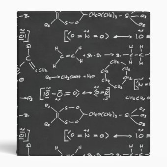 Chemical formula writing binder | Zazzle