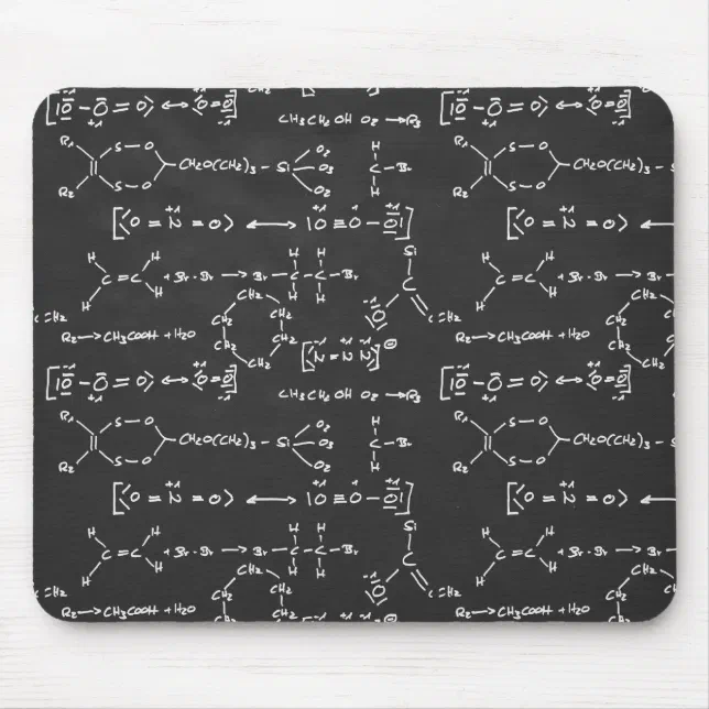Chemical formula writing mouse pad | Zazzle