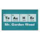 Chemical periodic table of elements: TeAcHEr Name Tag | Zazzle
