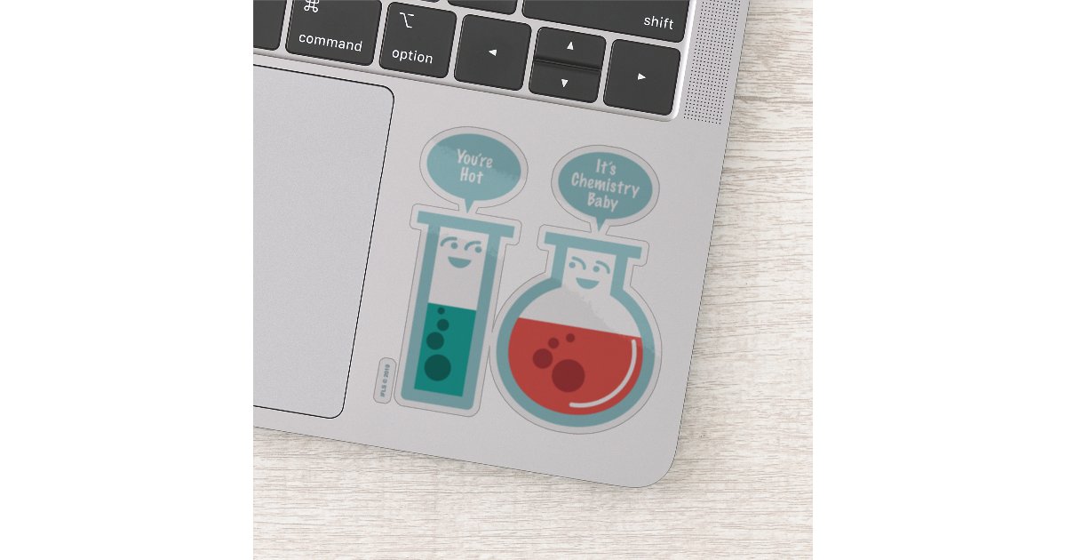 Chemical Reaction Sticker | Zazzle