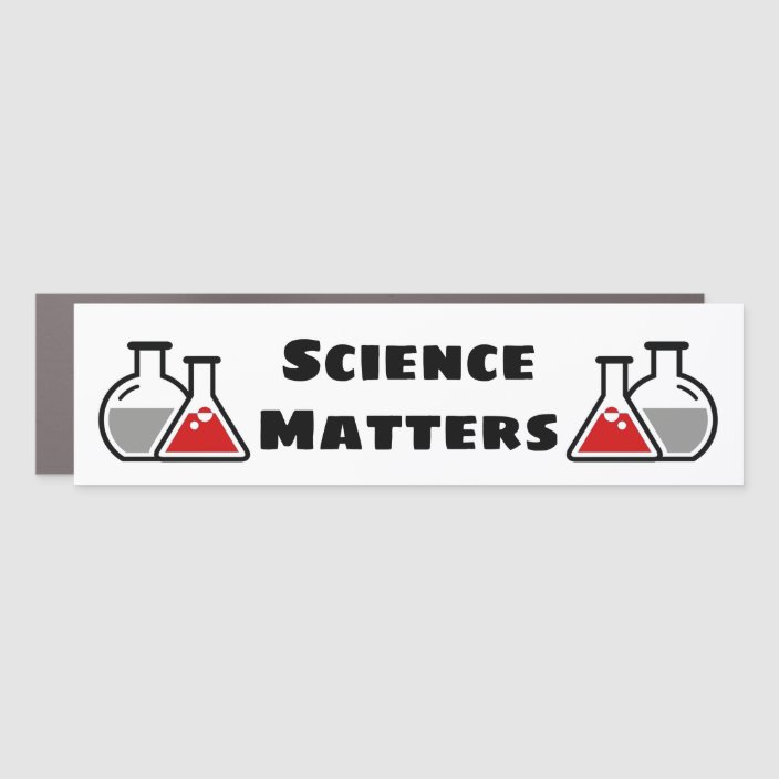 Chemistry Beakers Science Matters Design Car Magnet | Zazzle.com