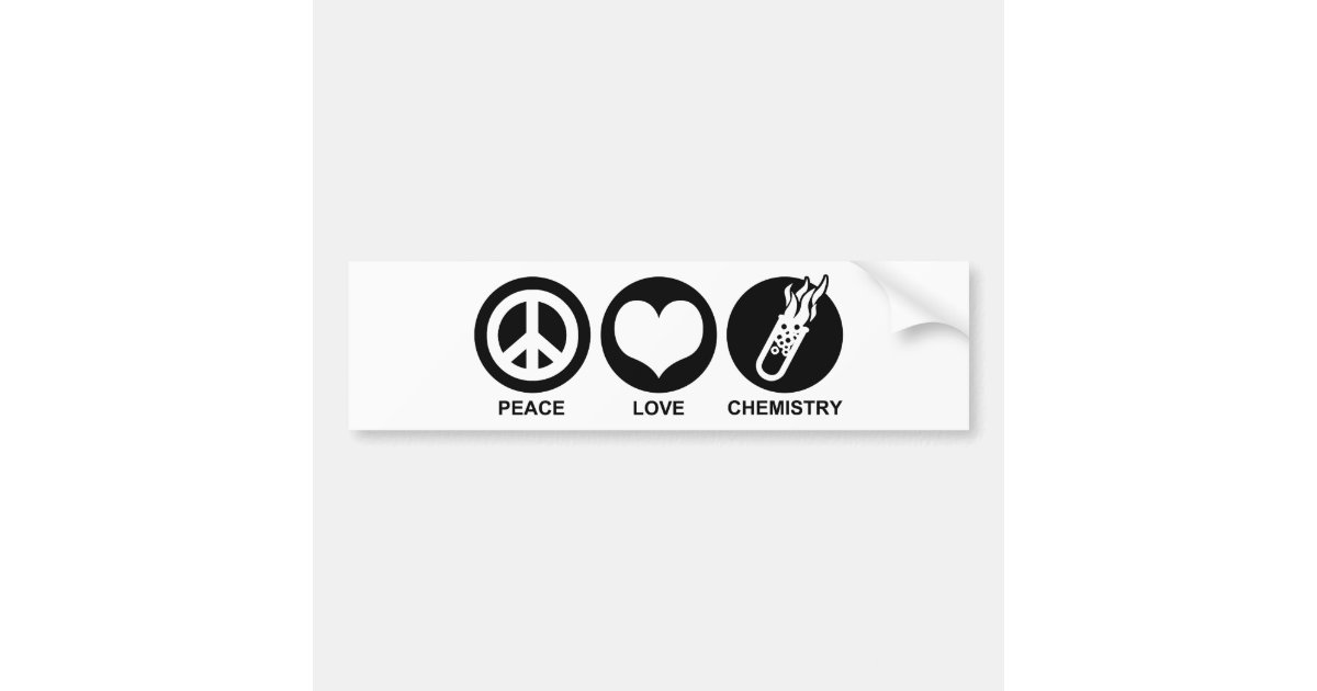 Chemistry Bumper Sticker | Zazzle