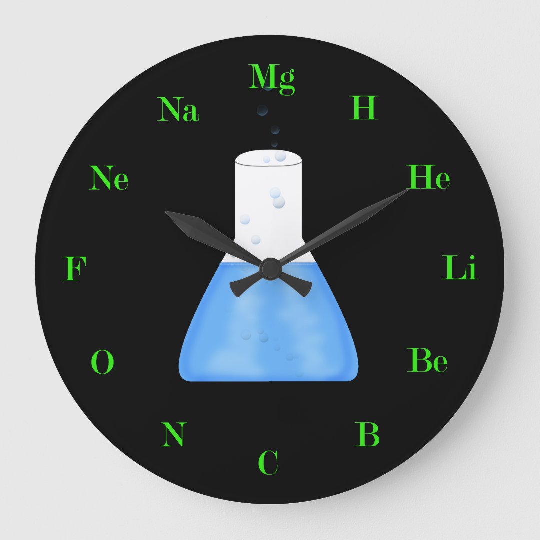 Chemistry Clock | Zazzle