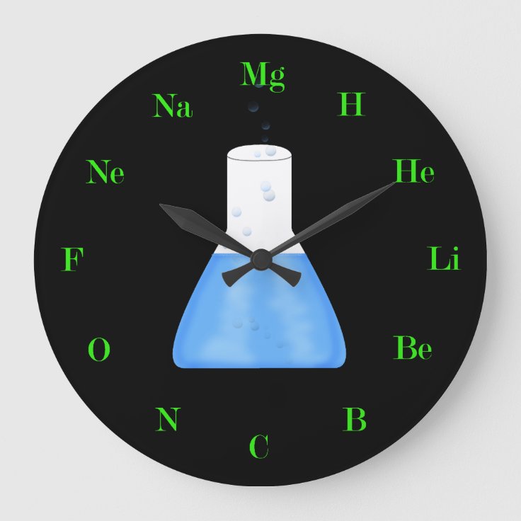 Chemistry Clock | Zazzle