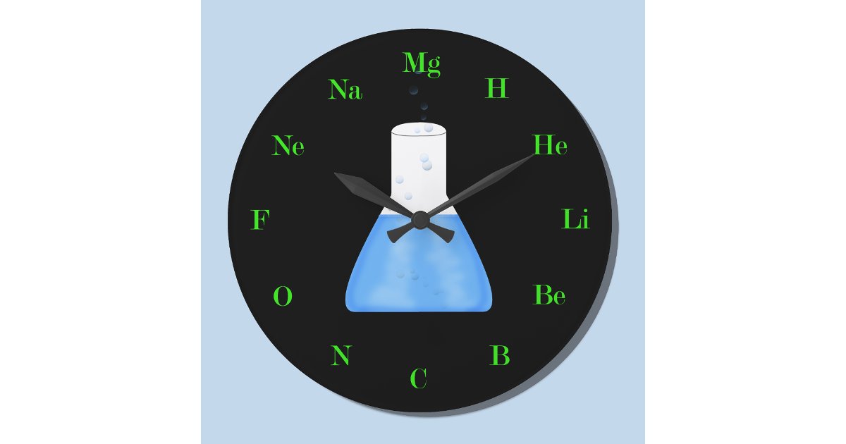 Chemistry Clock | Zazzle