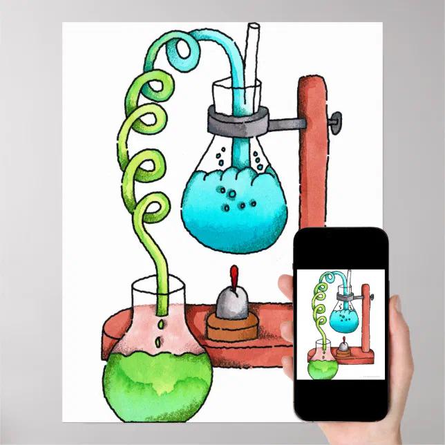 Chemistry Experiment Poster | Zazzle