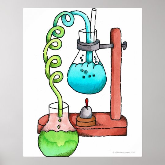 Chemistry Experiment Poster | Zazzle.com