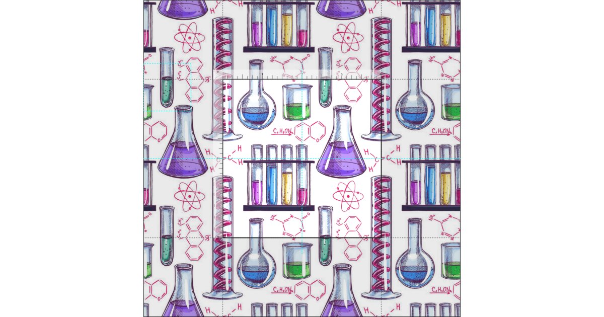 Chemistry Lab Fabric | Zazzle