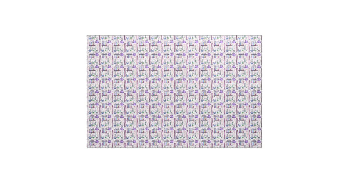 Chemistry Lab Fabric | Zazzle