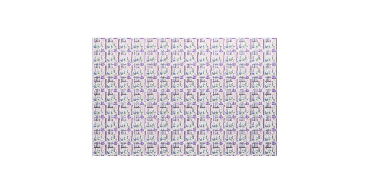 Chemistry Lab Fabric | Zazzle