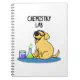 Chemistry Lab Funny Labrador Dog Pun Notebook | Zazzle