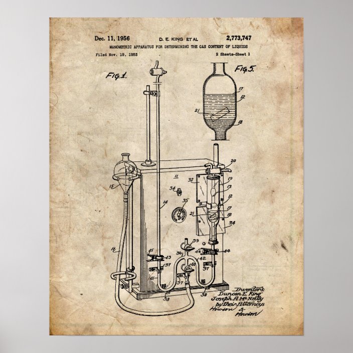 Chemistry Patent Poster | Zazzle.com