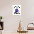 Chemistry Puns I'm In My Element Chemical Pun Poster | Zazzle