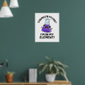 Chemistry Puns I'm In My Element Chemical Pun Poster | Zazzle