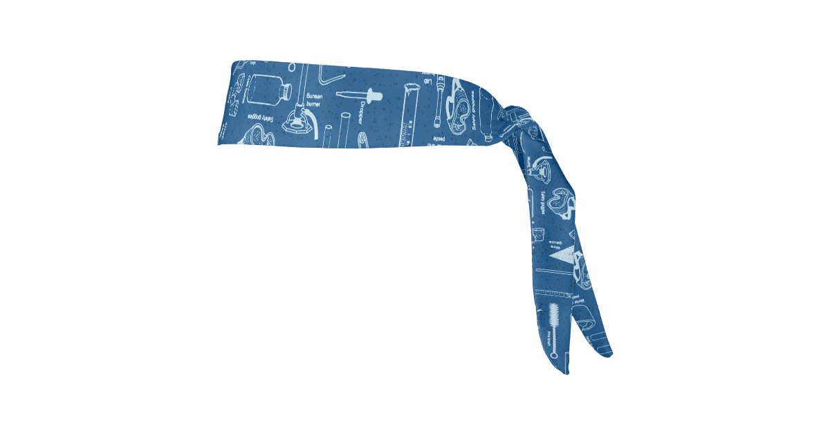 Chemistry School Science Lab Tie Headband | Zazzle