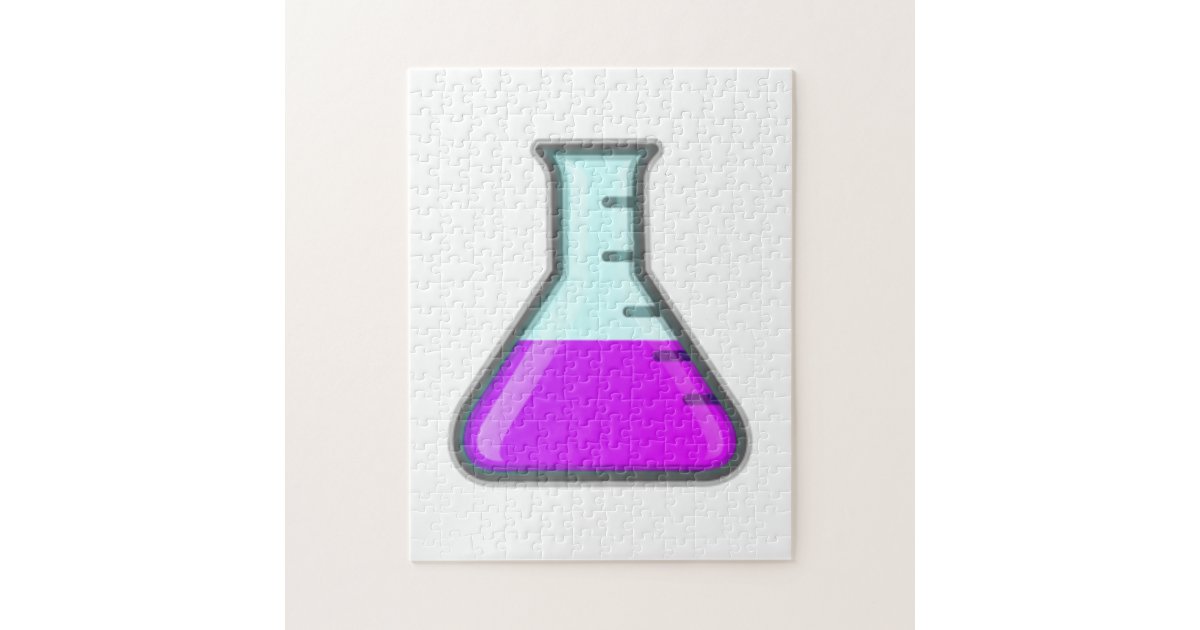 Chemistry Science Beaker Jigsaw Puzzle | Zazzle