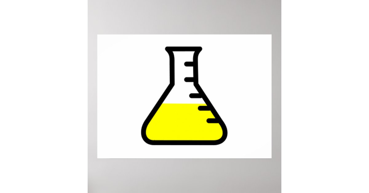 Chemistry Science Beaker Poster | Zazzle