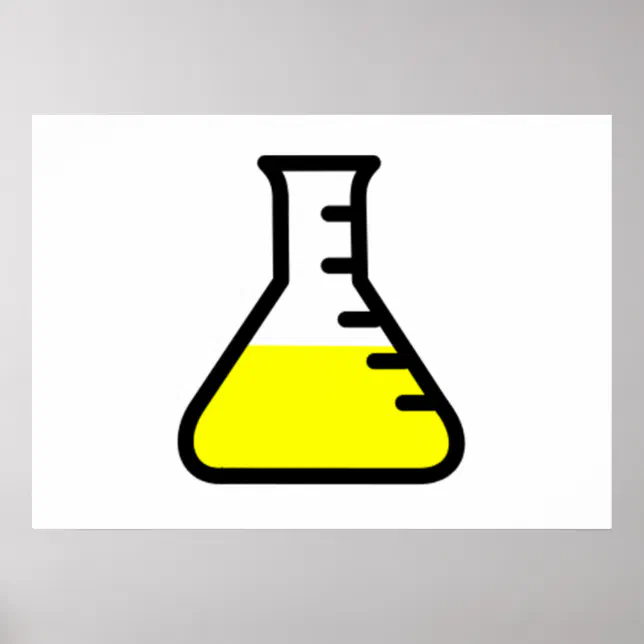 Chemistry Science Beaker Poster | Zazzle