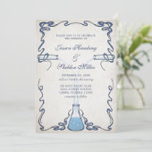Chemistry Science Teacher Wedding Invitations | Zazzle