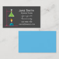 Chemistry science tutor bunsen burner business card | Zazzle