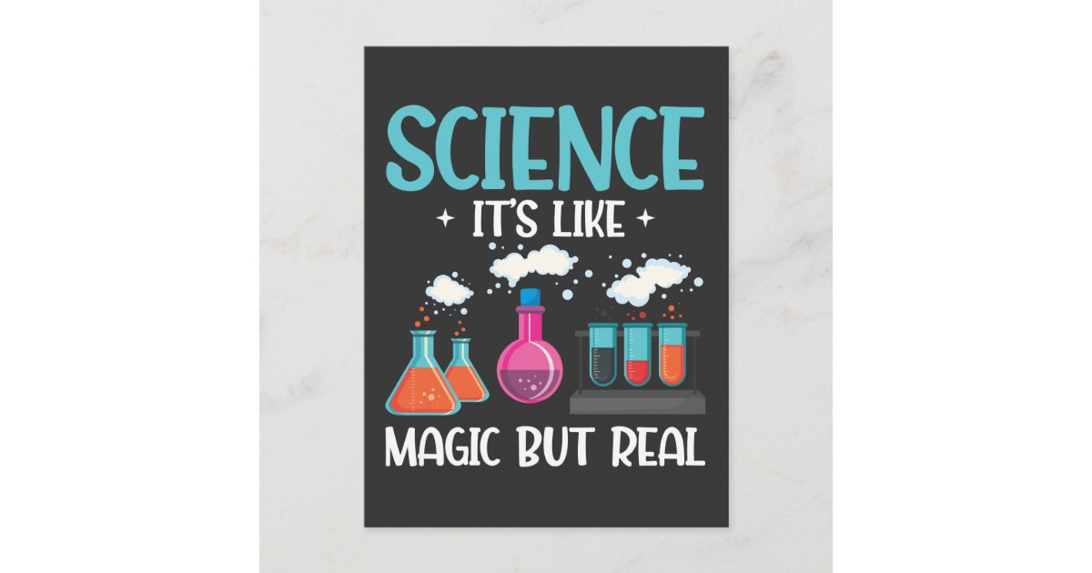 Chemistry Teacher Laboratory Test Tube Scientists Postcard | Zazzle
