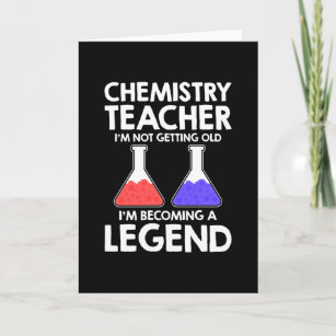 Chemistry Teacher Card