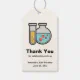 Chemistry Test Tube and Beaker Party Thank You Gift Tags | Zazzle