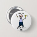 Chemo Bell - General Cancer Male Button | Zazzle