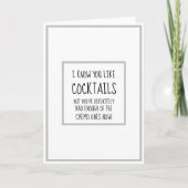 Chemo Cocktails Card | Zazzle