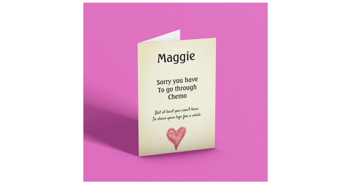 Chemotherapy card | Zazzle