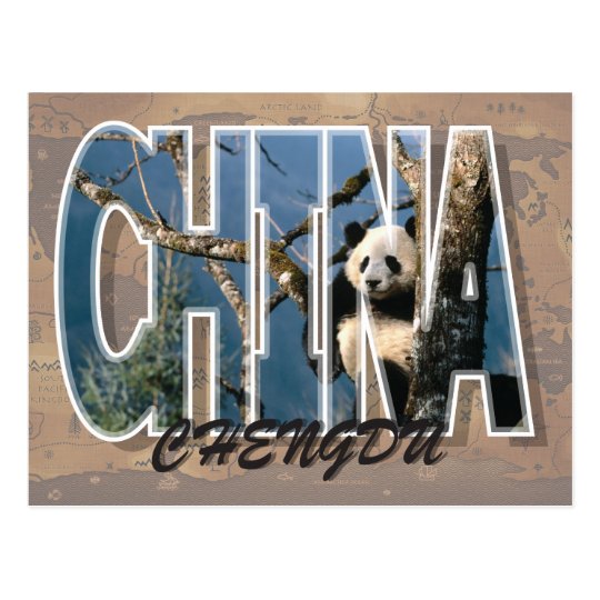 Chengdu, China Postcard | Zazzle.com