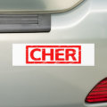 Cher Stamp Bumper Sticker | Zazzle