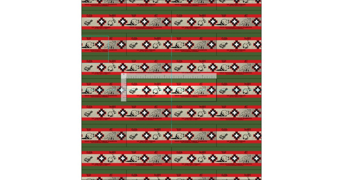 Cherokee Animal Prints Fabric | Zazzle