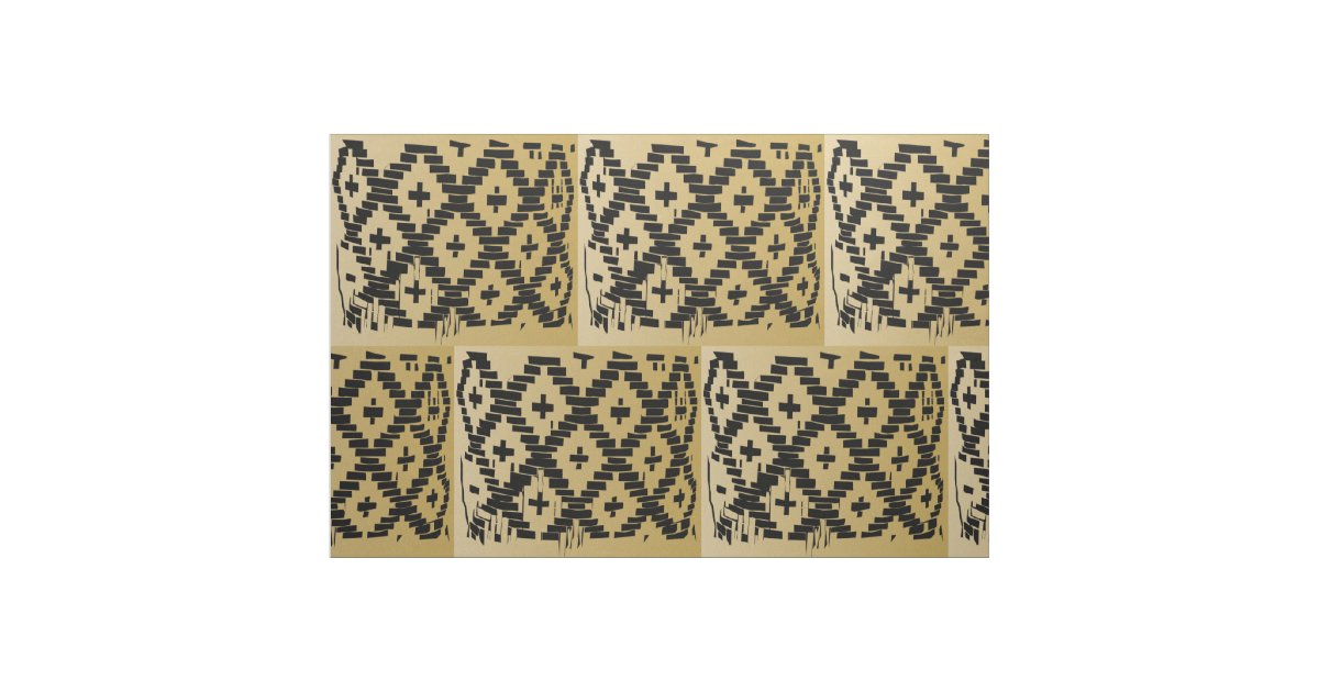 Cherokee Basket Fabric | Zazzle