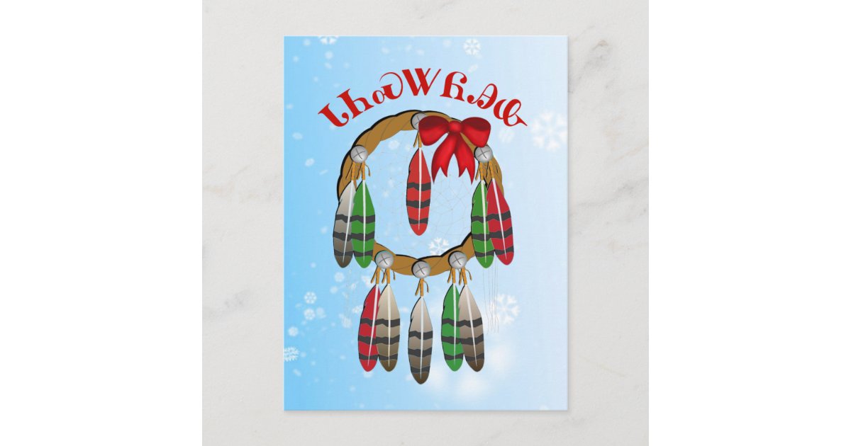 Cherokee Christmas Dream Catcher Postcard | Zazzle